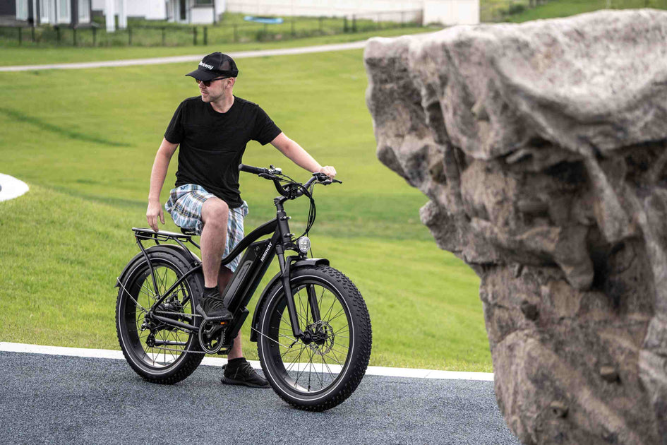 Verras je sportieve vader met een elektrische fiets | Himiway Fiets ...